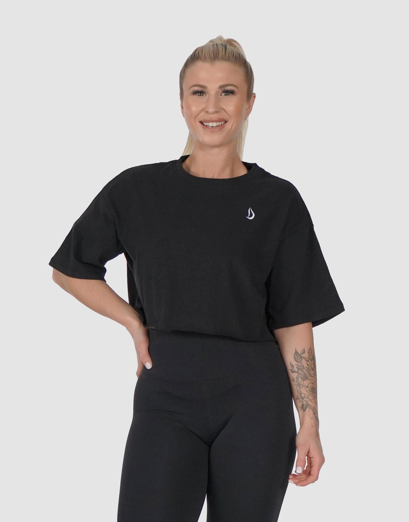 Perseverance Cropped Tee-Devoteewear-CA$ 44.00